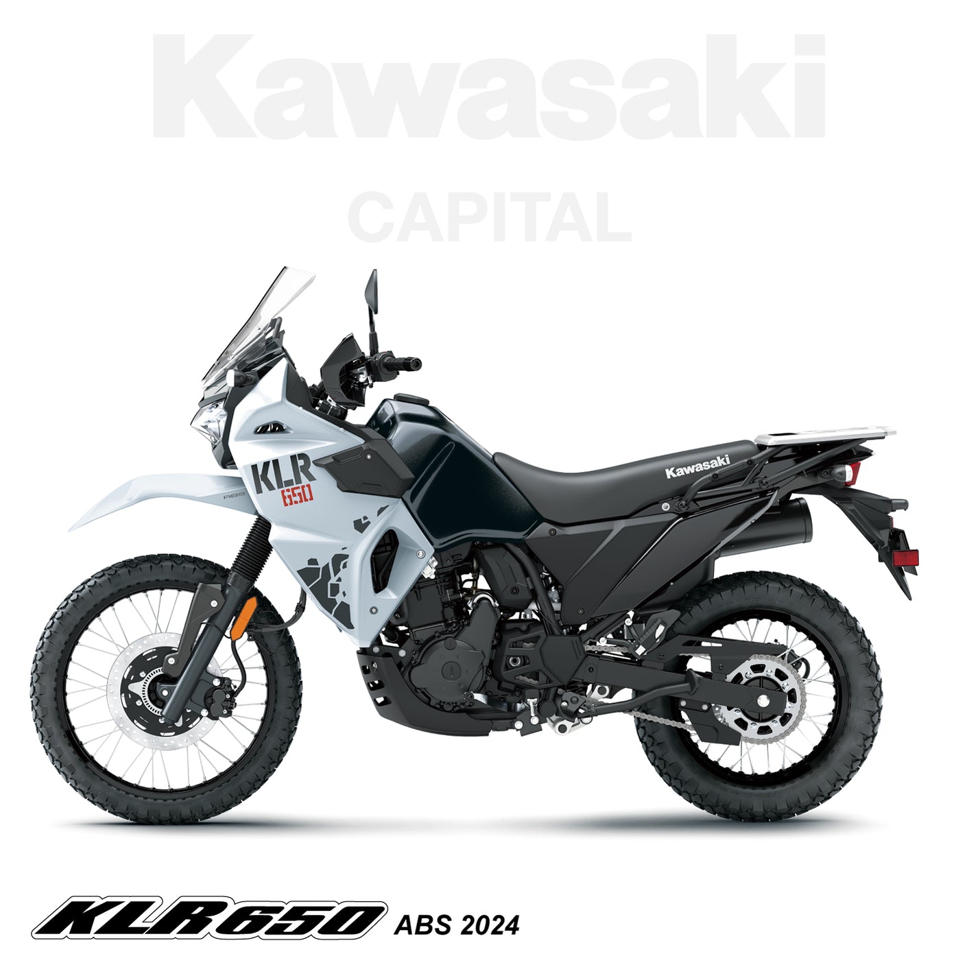 KLR 650 ABS 2024 White – Kawasaki Capital